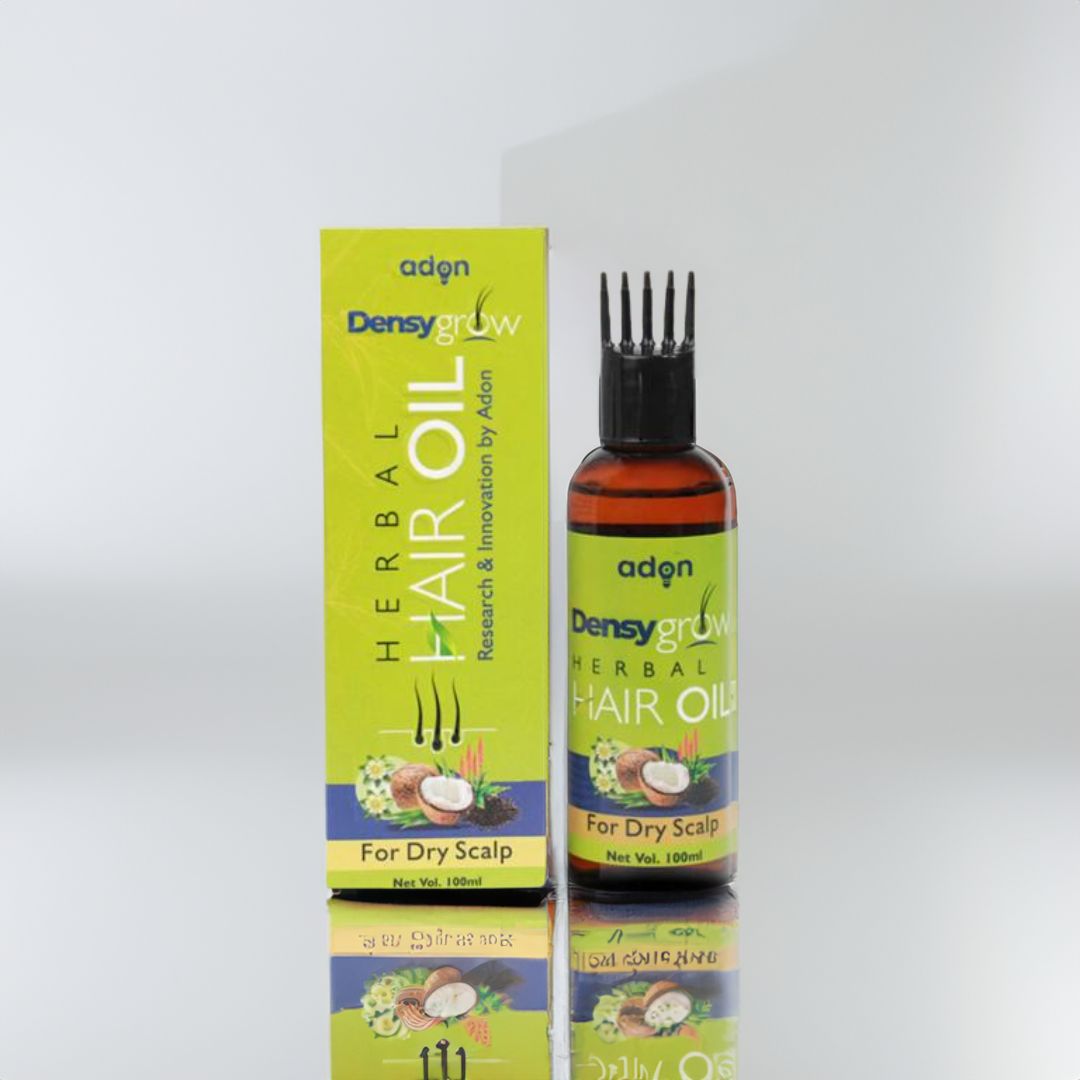 DRY SCALP- DENSYGROW HERBAL HAIR OIL 100ML – Waidon