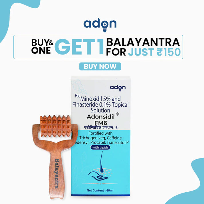 Adonsidil FM6 Solution 60 ml With 150rs Balayantra roller – Waidon